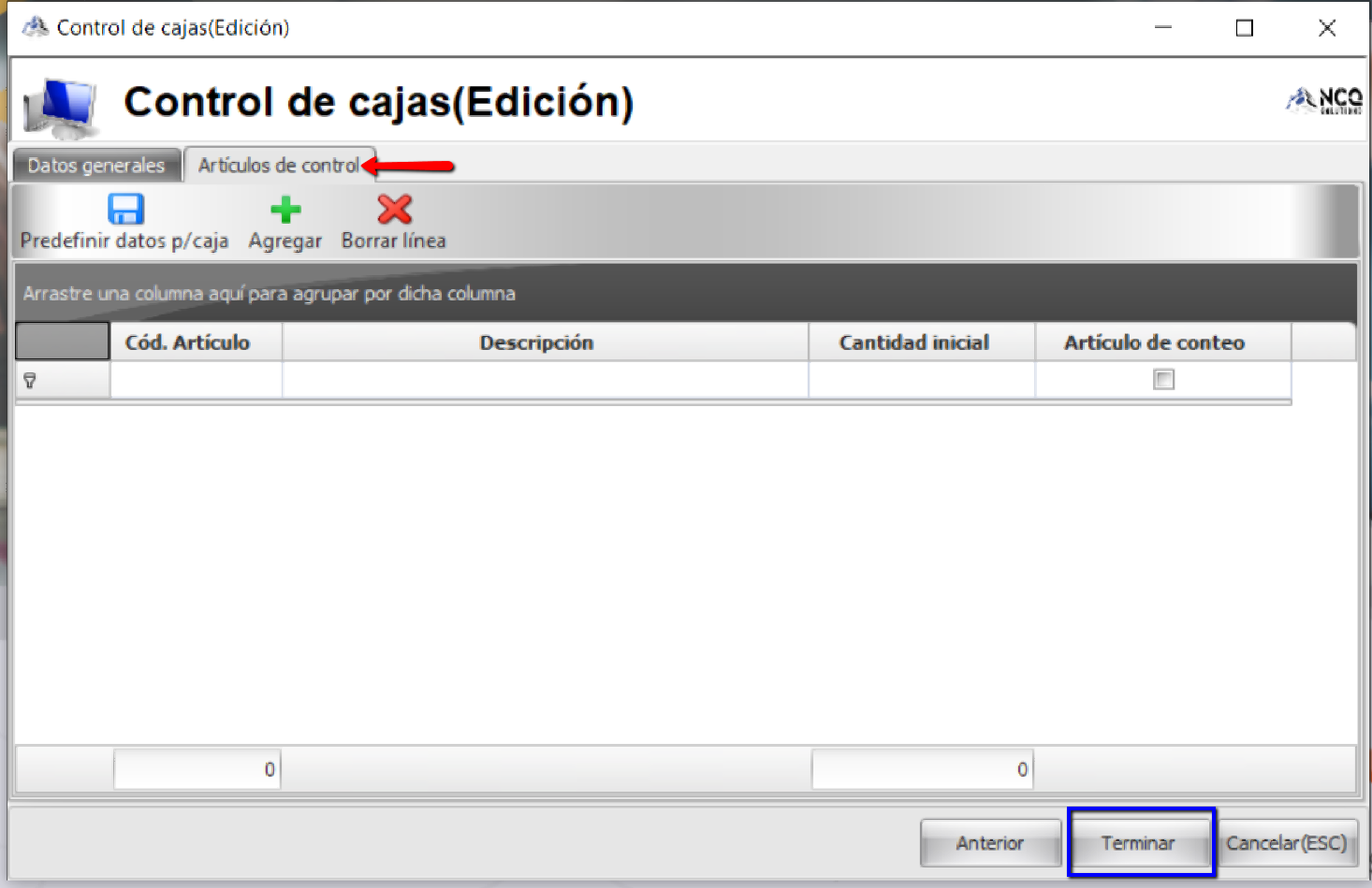 ¿Cómo abrir un control de caja?