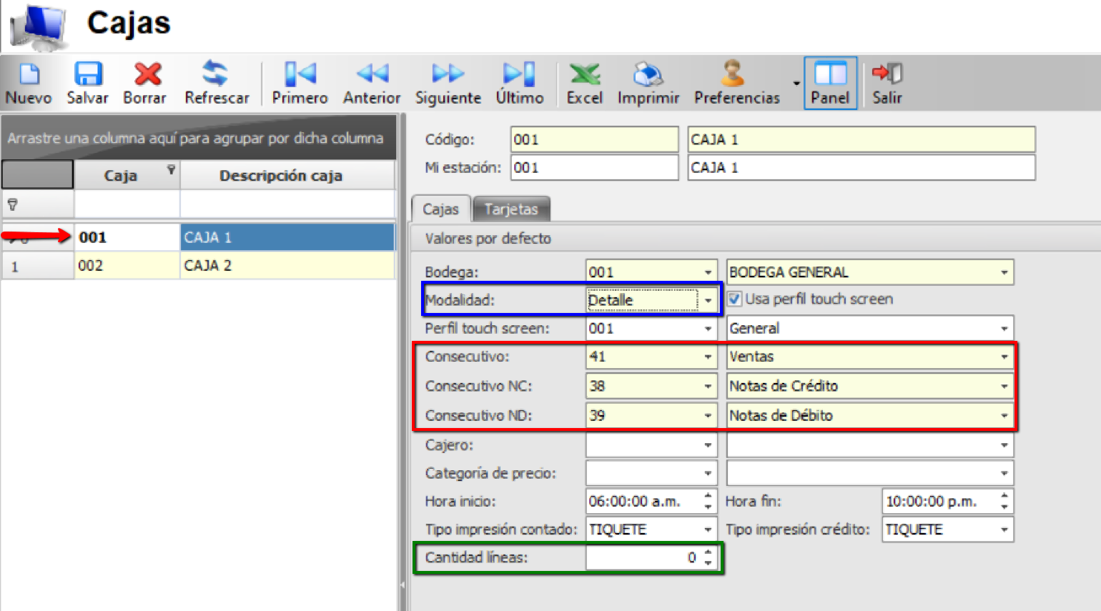 ¿Cómo abrir un control de caja?