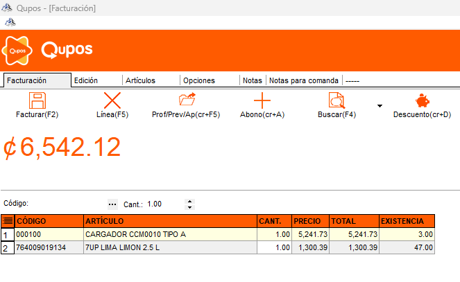 ¿Cómo cambiar el precio a un artículo desde pantalla de facturación?