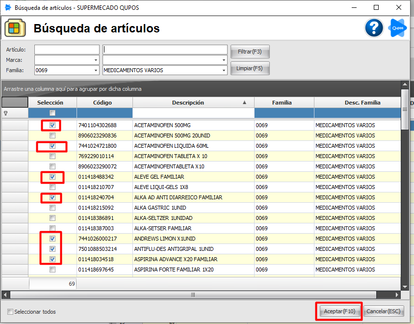 ¿Cómo configurar la botonera touchscreen de facturación?